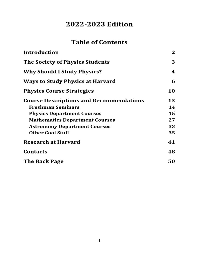 Harvard Physics Spsbook22-23 | PDF | Physics | Quantum Mechanics