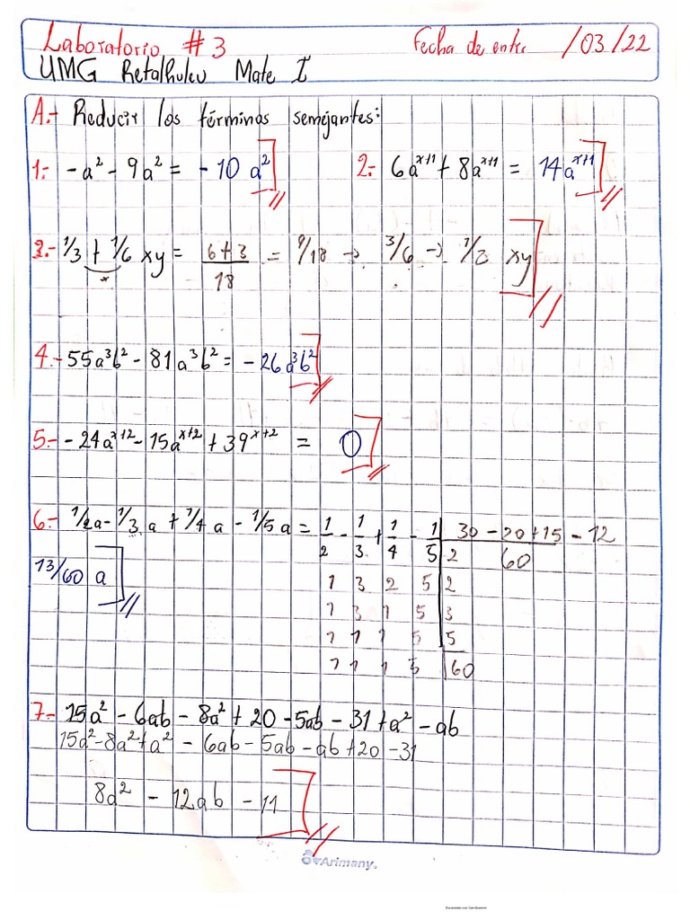 Laboratorio 3, Matemática 1 | PDF