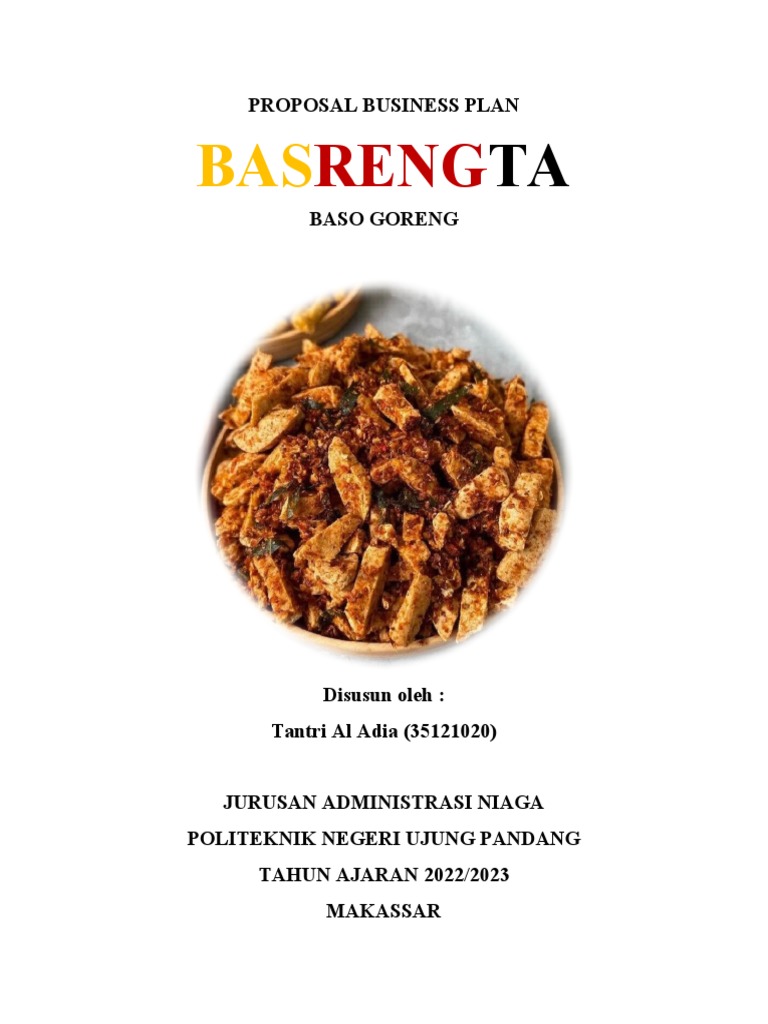 Proposal Business Plan | PDF | Kesehatan Holistik