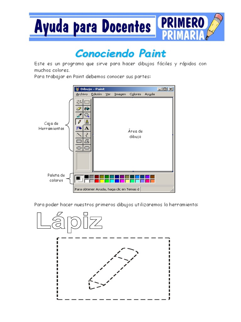 Dibujos Fáciles en Paint para Niños | PDF | Hogar, jardinería y bricolaje
