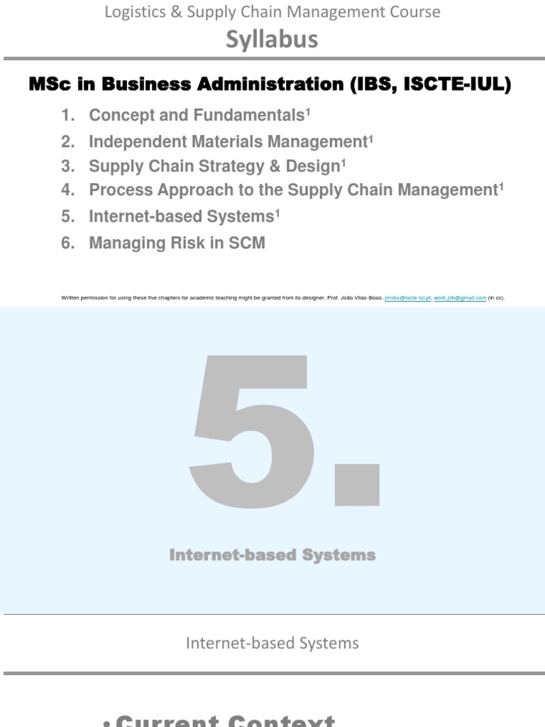 LCA 2023 Cap 5 & 6 22APR 21h | PDF | Supply Chain Management | Supply Chain