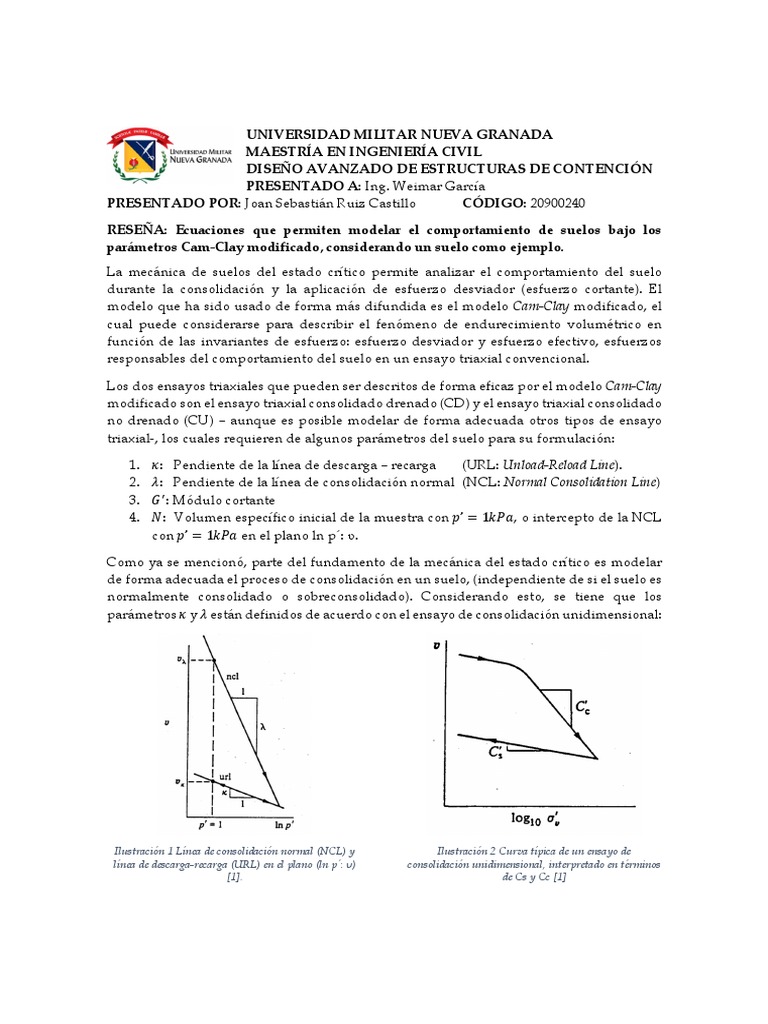 Modelado de Suelos con Cam-Clay | PDF | Rendimiento (ingeniería ...
