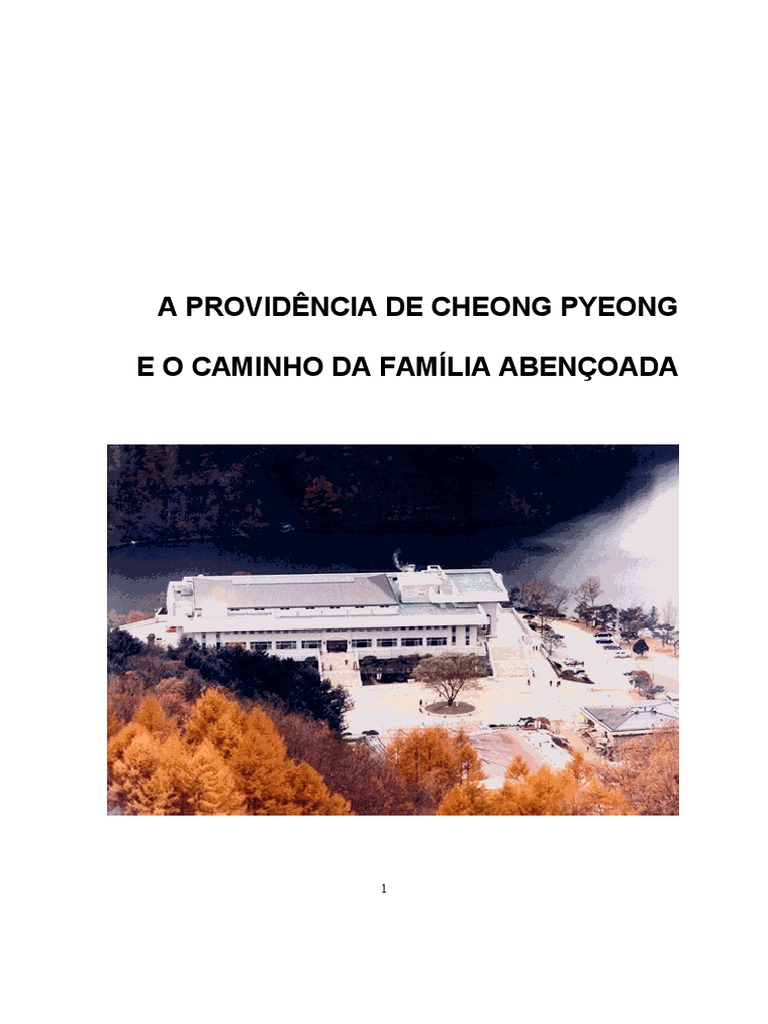 A Providencia de Cheong Pyeong e o Caminho Da Familia Abencoada | PDF ...