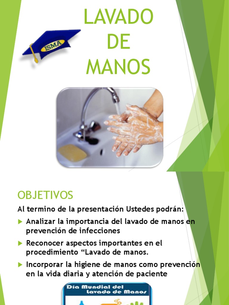 Diapositivas Lavado de Manos | PDF | Lavado de manos | Medicina CLINICA