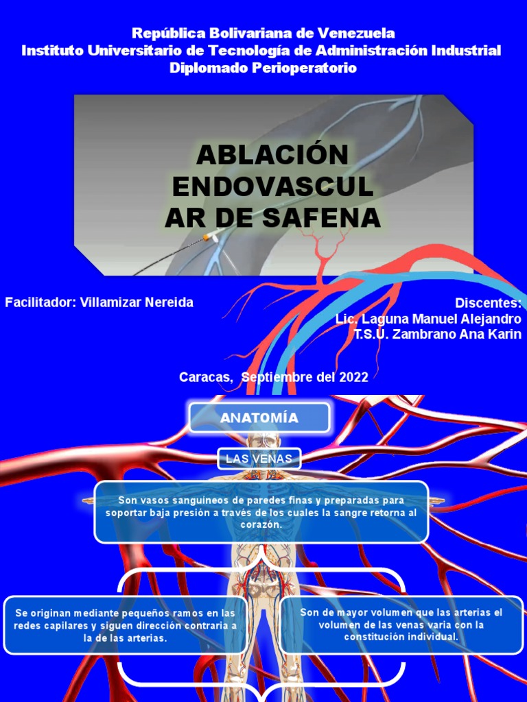 Ablación Endovascular de Safena: Protocolo Quirúrgico | PDF | Vena ...