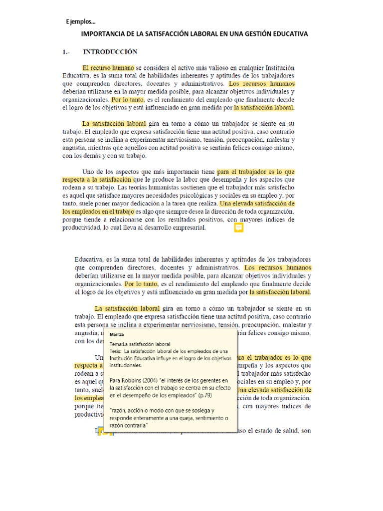 Ejemplos Introducción Ensayo | PDF