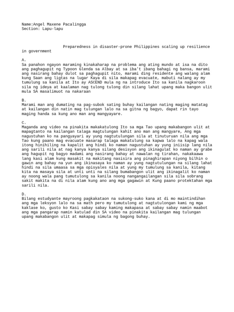 Reaction Paper | PDF