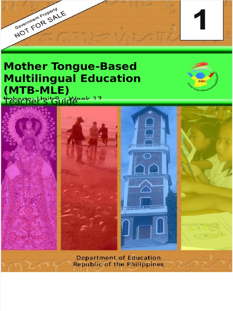 MTB-MLE Teacher's Guide for Grade 1 | PDF | Language Acquisition ...