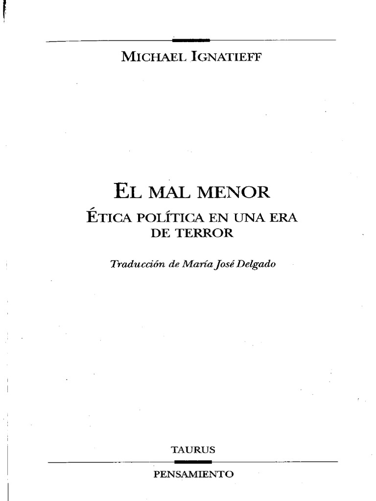 101 La Democracia y El Mal Menor | PDF
