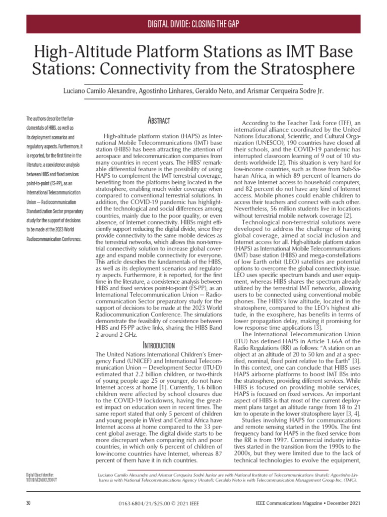 High-Altitude Platform Stations as IMT Base Stations_ Connectivity From ...