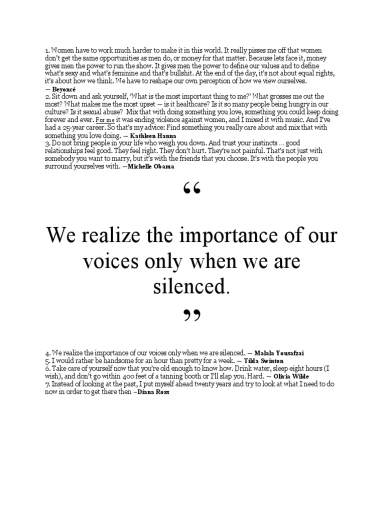 Quotes For Strong Woman | PDF