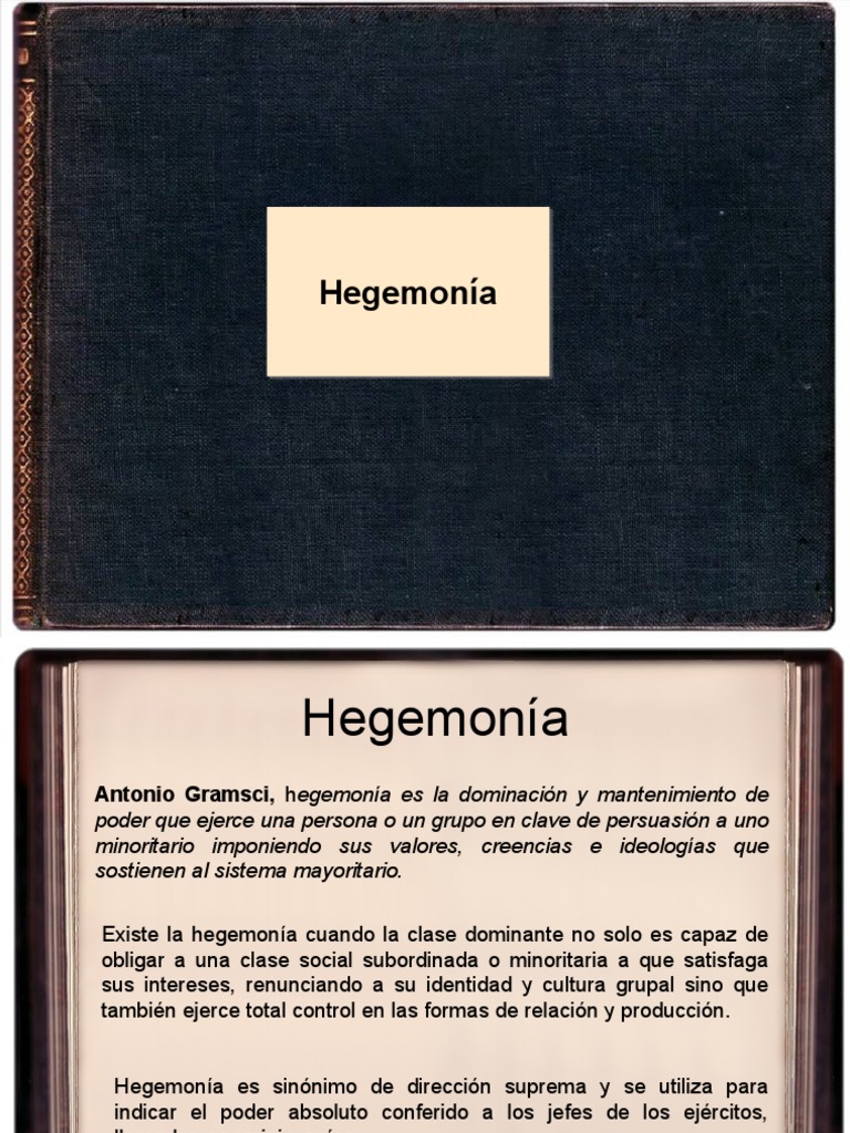 Hegemonía según Antonio Gramsci | PDF