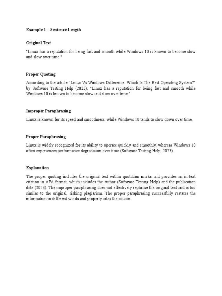 Give 2 Different Examples | PDF | Windows 10 | Citation Give 2 Different Examples | PDF | Windows 10 | Citation