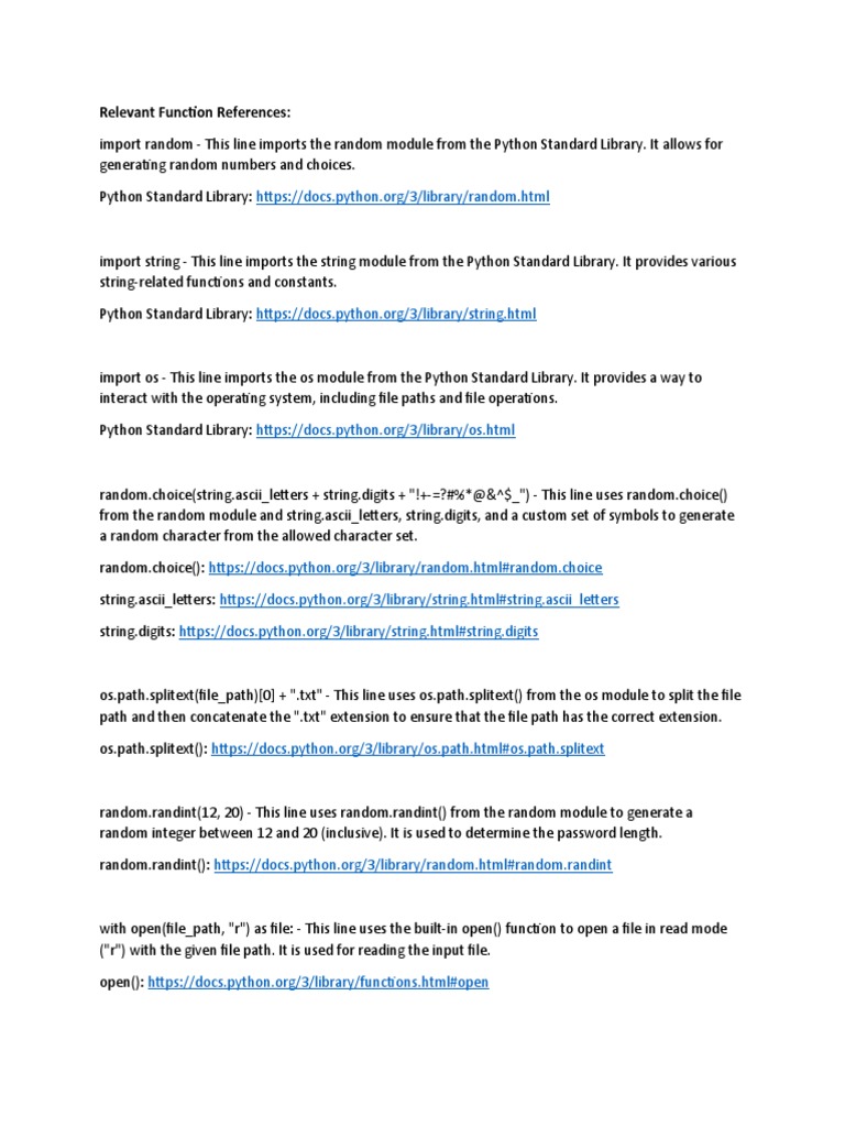 Password Checker Generator References Explanation | PDF | Control Flow ...
