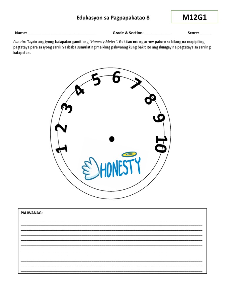 Edukasyon Sa Pagpapakatao 8 | PDF