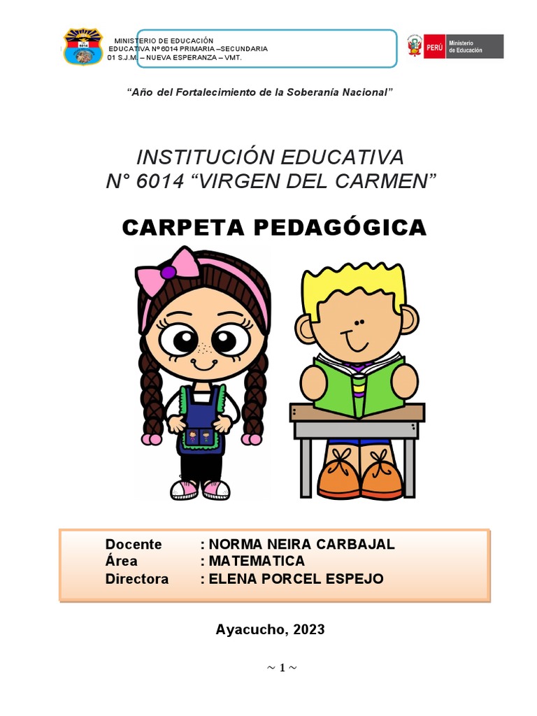 Carpeta Pedagógica Secundaria 2023 | PDF | Aprendizaje | Plan de estudios