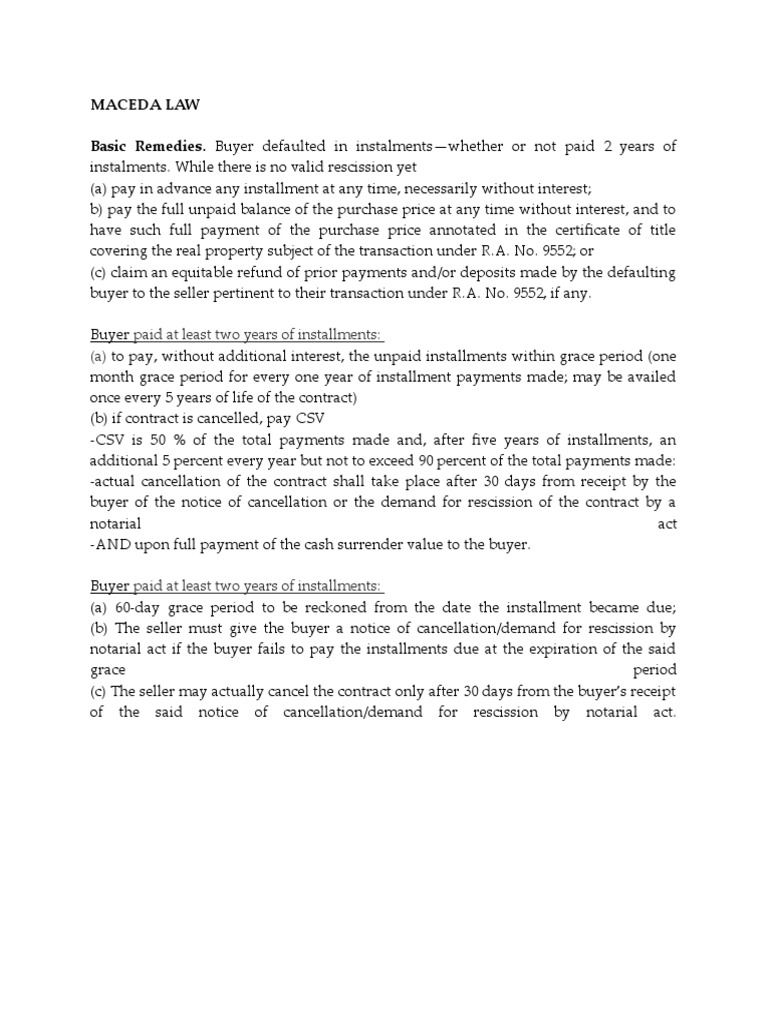 Maceda Law Pdf