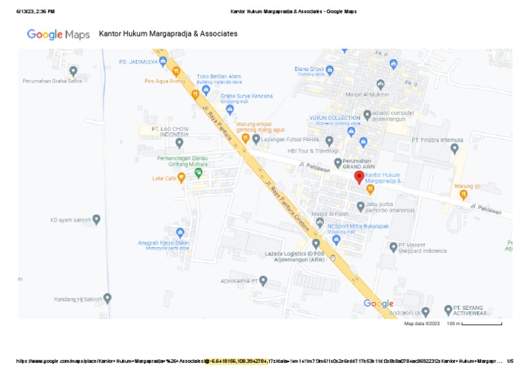 TITIK KOORDINAT - Google Maps | PDF