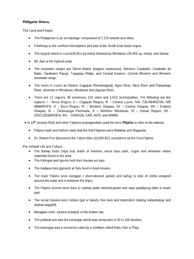 Social Studies - Philippine History Bullets | PDF | Corazon Aquino ...