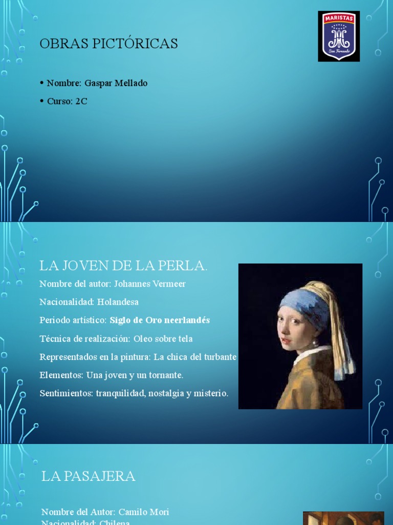 Obras Pictóricas Artes Gaspar Mellado | PDF
