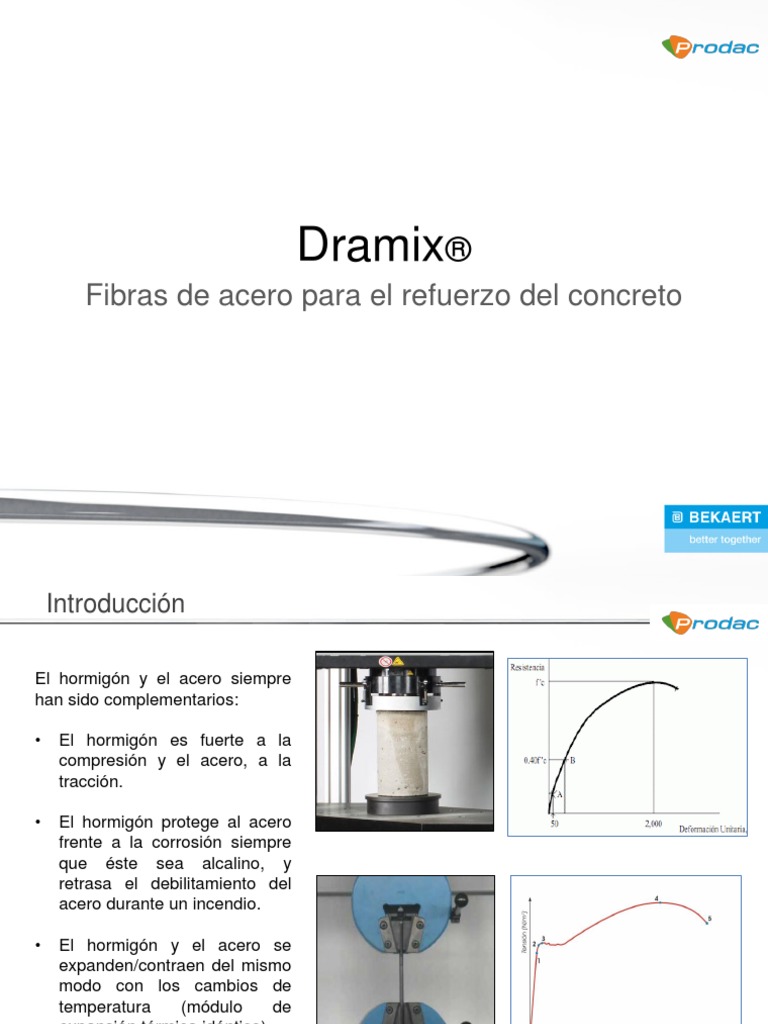 Fibra Dramix Pavimentos JV | PDF | Hormigón | Acero