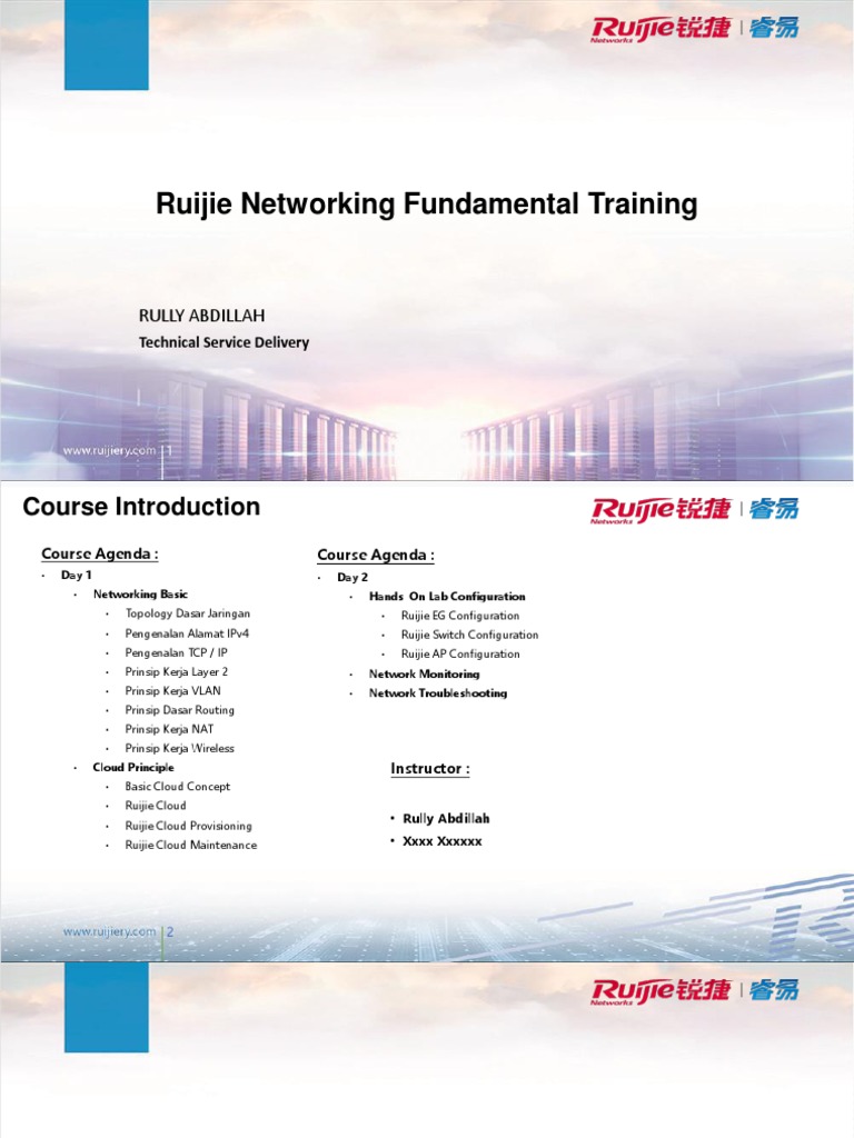 Ruijie Networking Fundamental - Rev3 | PDF