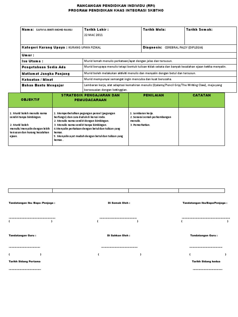 Contoh Borang Rpi Fasa 1 2022 | PDF | Karier & Perkembangan