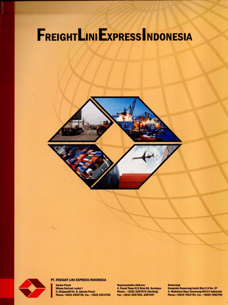Company Profile Pt Freight Lini Express Indonesia Pdf