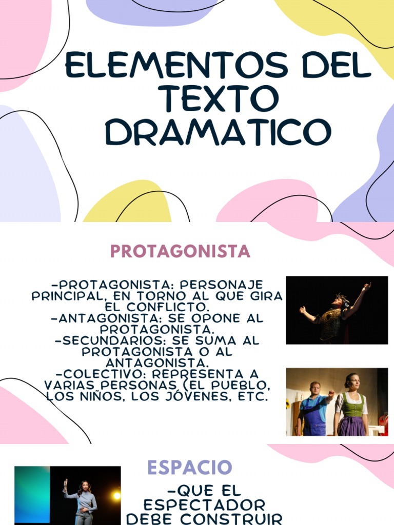 Elementos Del Texto Dramatico | PDF