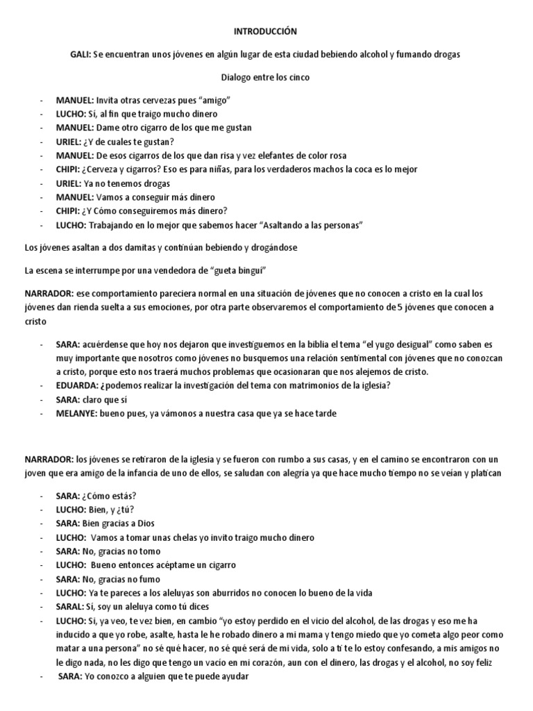 Obra de Teatro Red 2 | PDF | Cristo (título) | Sarah