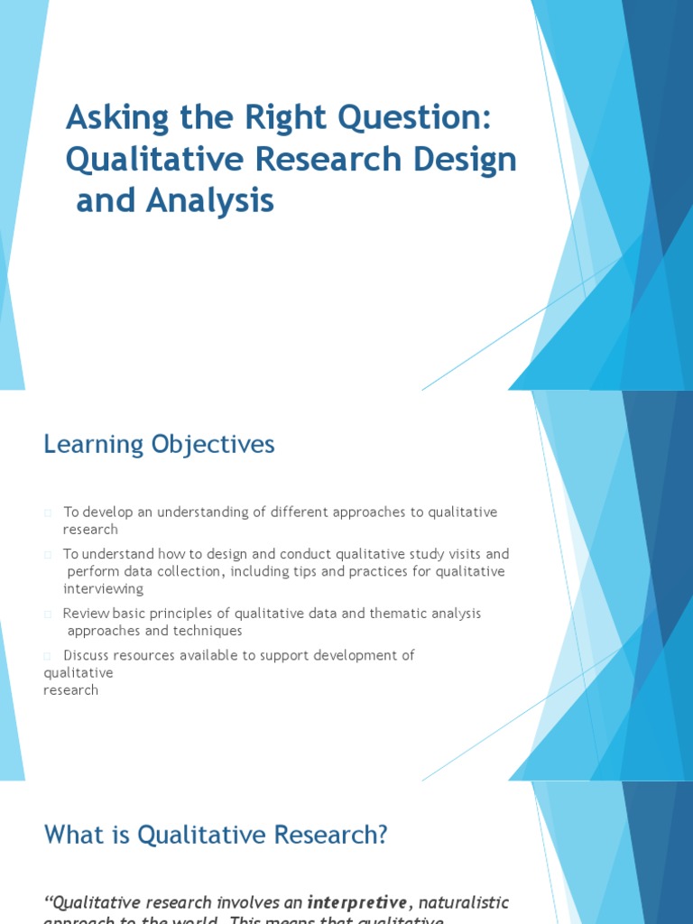 Research Questions | PDF | Qualitative Research | Methodology