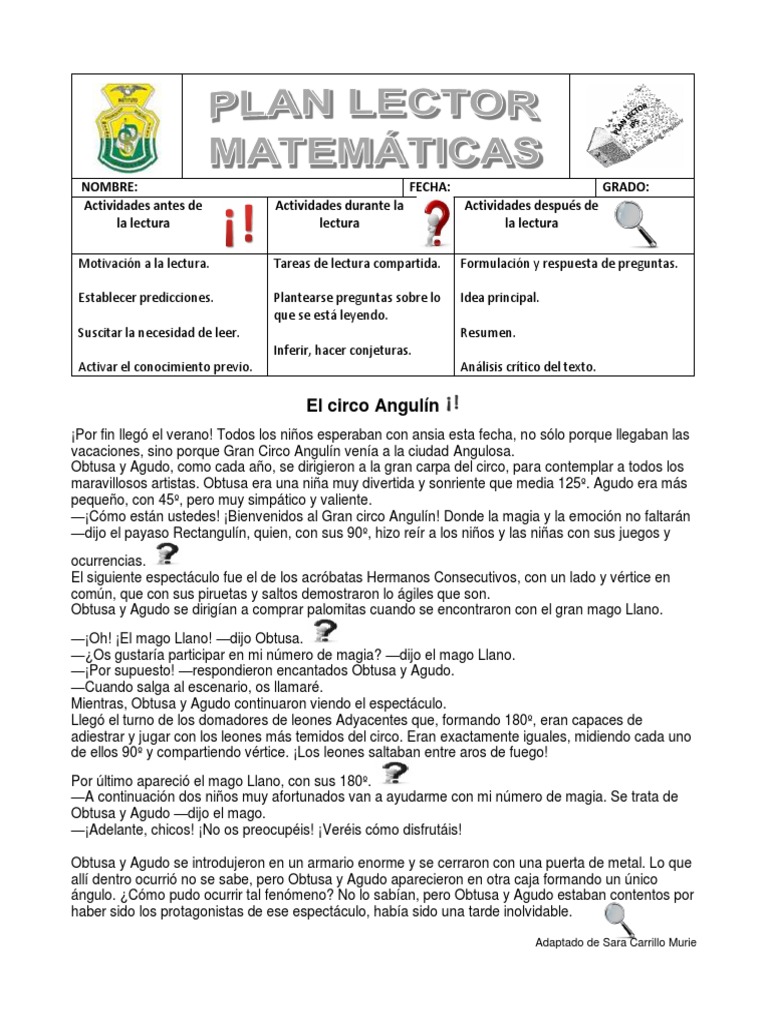 Plan Lector 4 5 Pdf