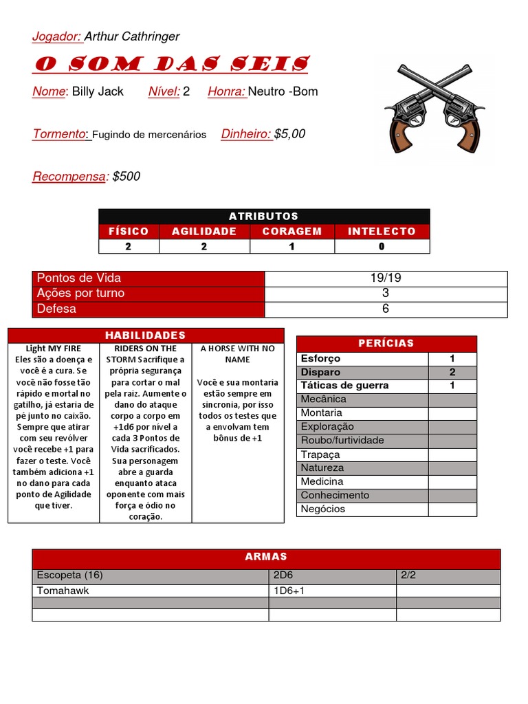 Ficha de Billy Jack | PDF