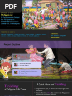 Tinikling Costume Outline | PDF