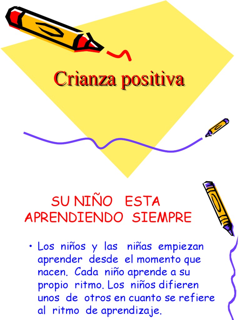 Crianza Positiva | PDF | Autoestima | Aprendizaje