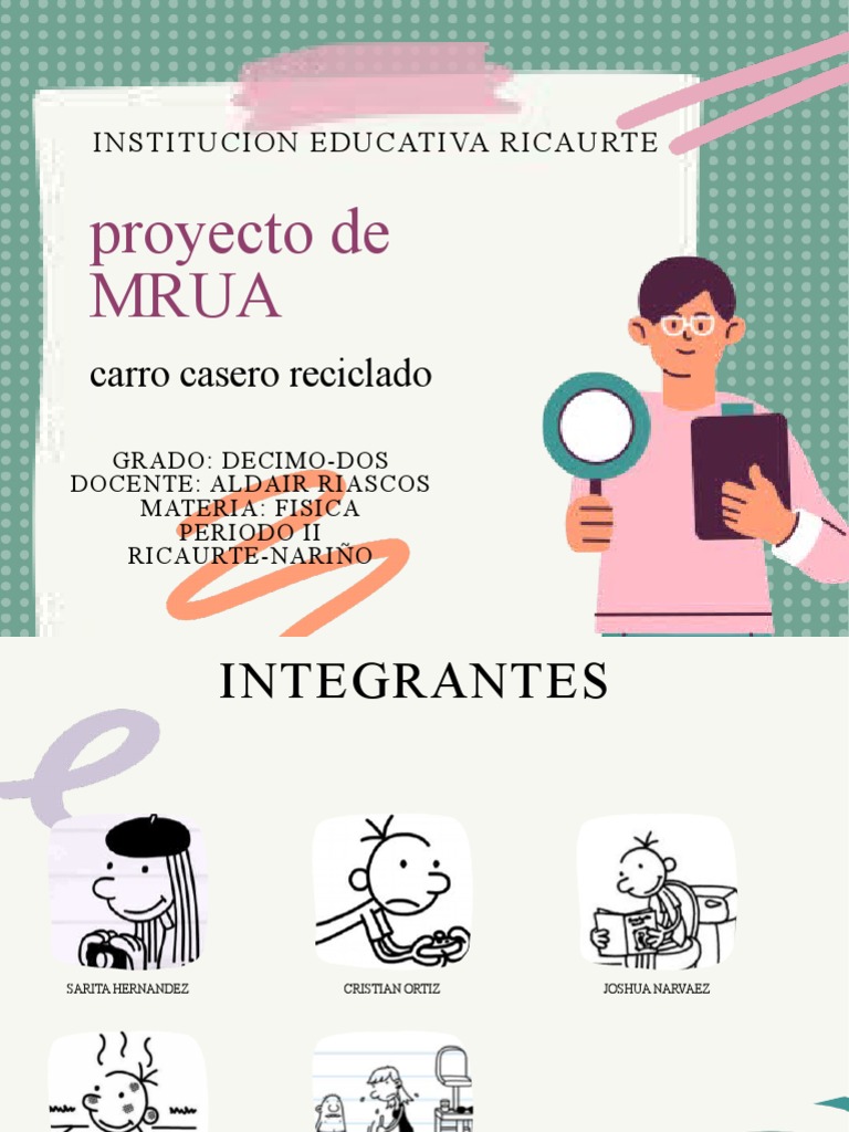 Proyecto MRUA: Carro Reciclado | PDF | Aceleración | Velocidad