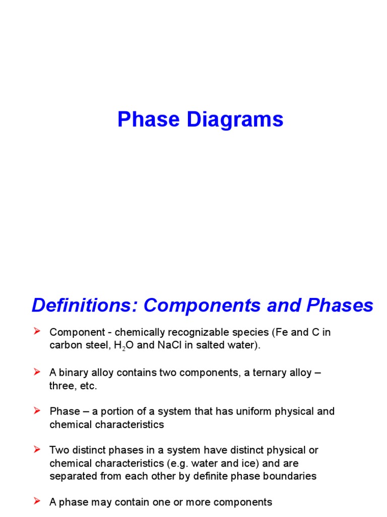 Phase Diagrams | PDF | Heat Treating | Phase (Matter)