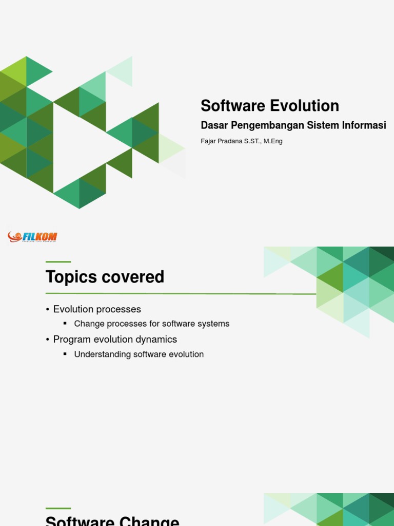 12-DPSI-Software Evolution | PDF | Software | System