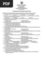 Media and Information Literacy Practice Test | PDF | Literacy ...