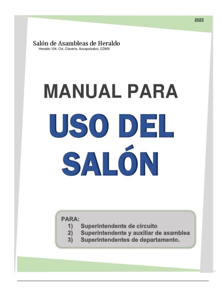 1 Manual para Uso Del SAH 2023 | PDF