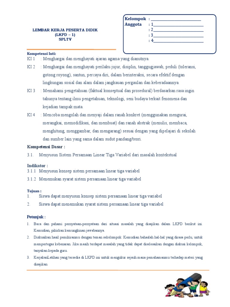 LKPD 1 | PDF | Game & Aktivitas