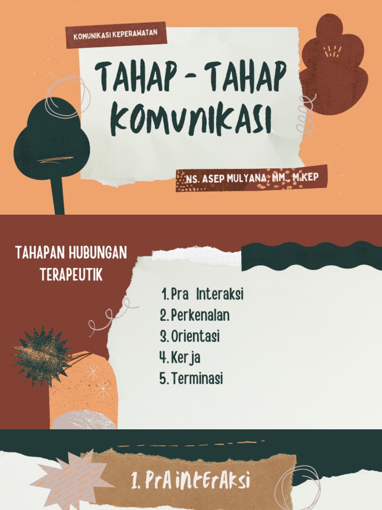 Tahap-Tahap Komunikasi Terapeutik | PDF | Karier & Perkembangan