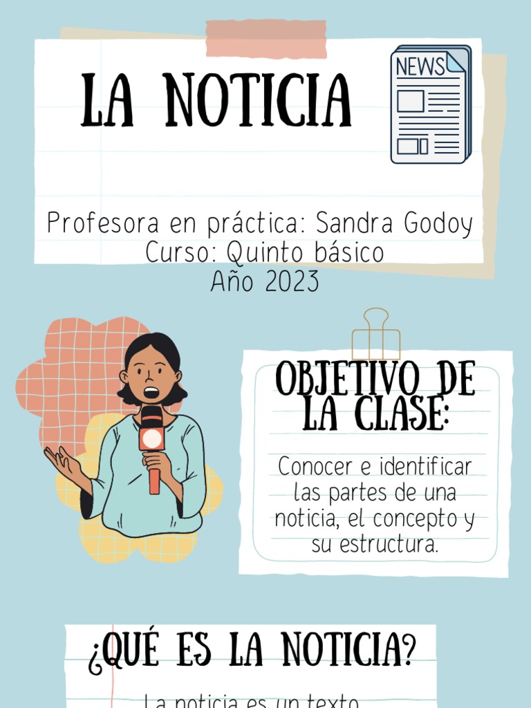 Partes y Estructura de la Noticia | PDF