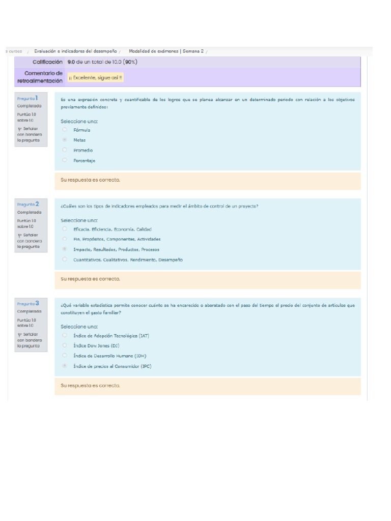 Evaluacion e Indicadores Del Desempeño | PDF