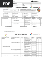 Formulir JSA PT Pertamina EP | PDF