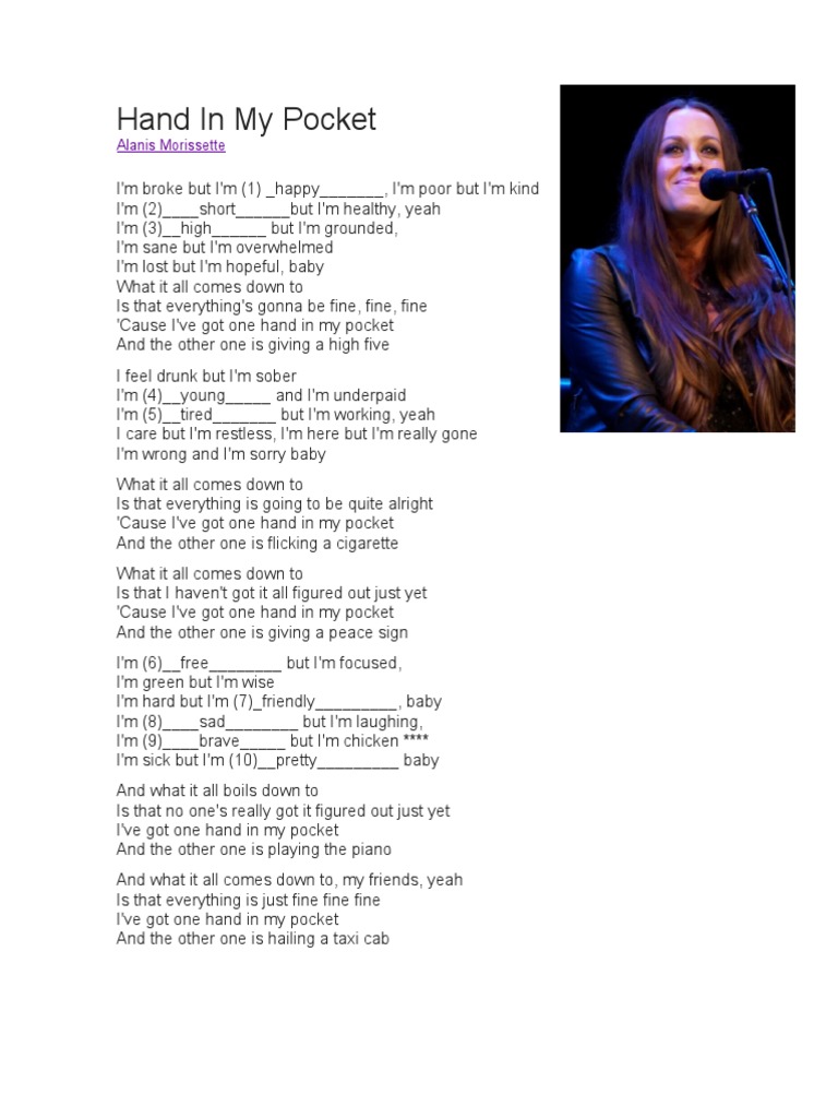 Hand In My Pocket- Song | PDF