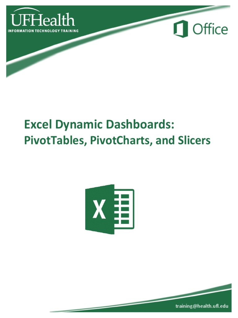 Excel Dynamic Dashboards | PDF | Software | Data Management