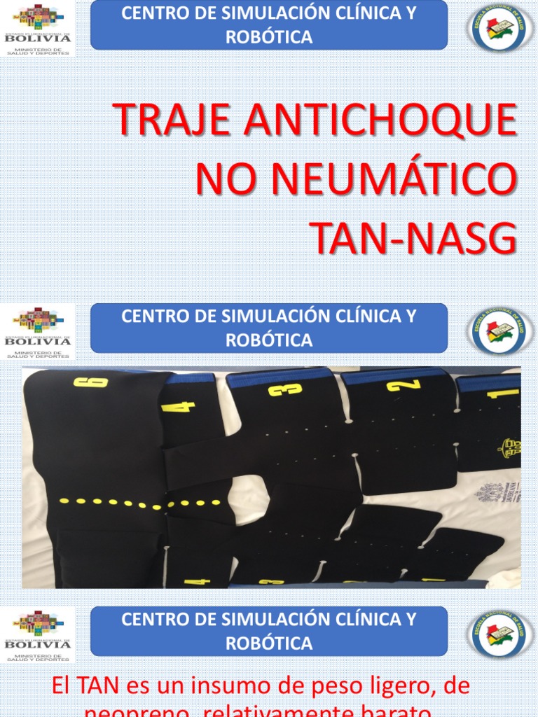 Traje Antichoque No Neumático TAN | PDF | Cirugía | Especialidades Medicas
