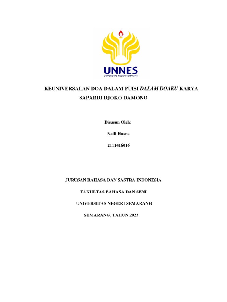 Uas Semiotika Naili Husna 2111416016 | PDF | Agama & Spiritualitas