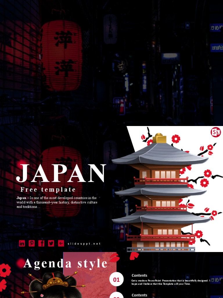 Japan-Animated-Template-slidesppt.net_ | PDF | Japan | Shogun